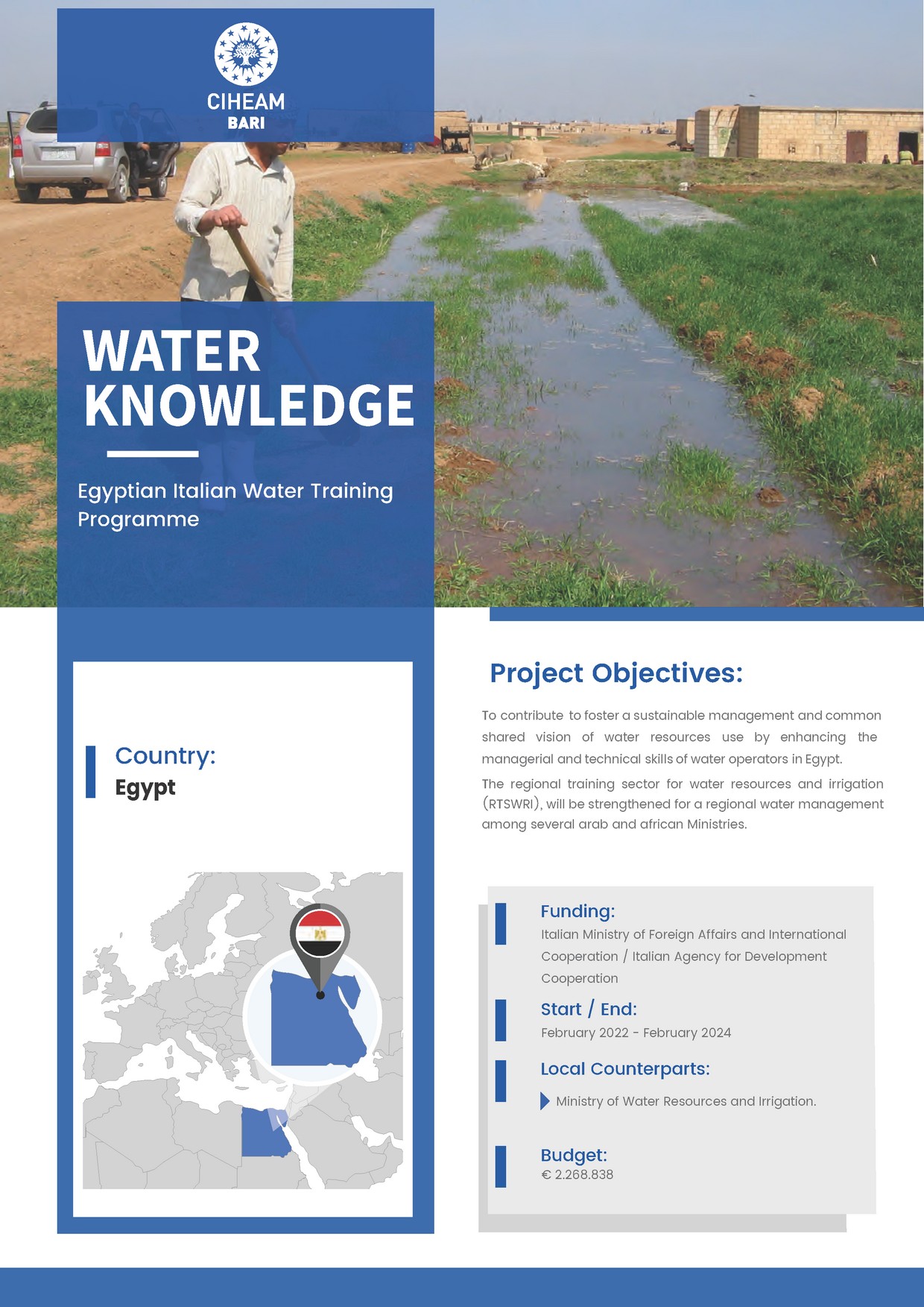 WATER KNOWLEDGE - CIHEAM Bari